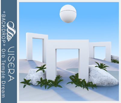 Second Life Marketplace - BACKDROP Orb Temple Dream