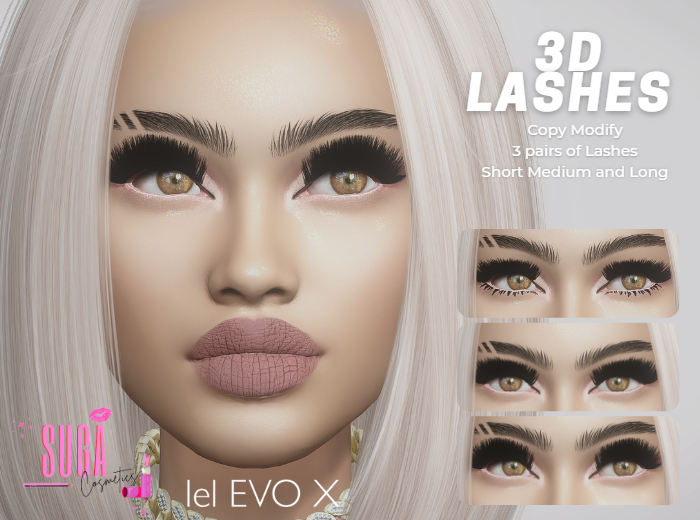 Second Life Marketplace - 3D LASHES FATPACK