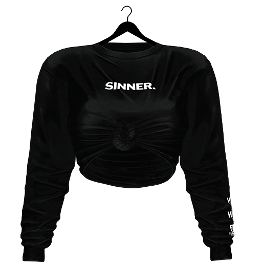 Second Life Marketplace - Melange: Zoe Shirt [Black Sinner]