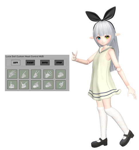 Second Life Marketplace - Lucie Doll Rig Hand for Animesh