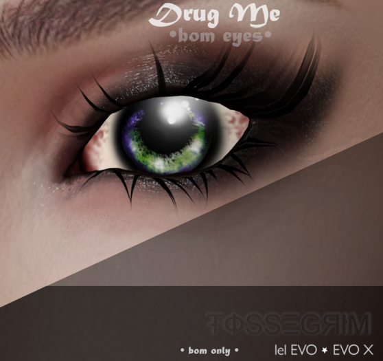 Second Life Marketplace - [FOSSEGRIM] - Drug Me Eyes - BOM