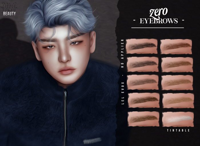 Second Life Marketplace - (ADD ME) ~Little Foxy B.~ Zero Eyebrows (LeL ...