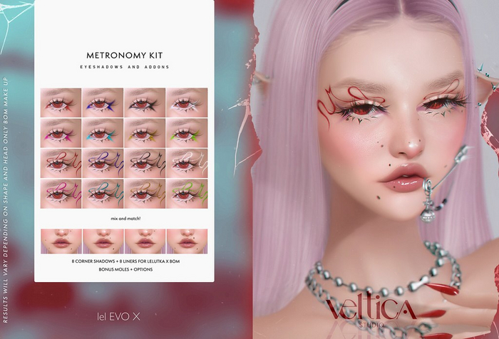 Second Life Marketplace - Veltica Studio.Metronomy Kit.(lelutka EvoX) bom