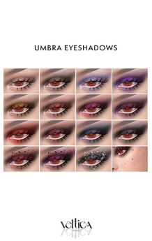 Second Life Marketplace - Veltica Studio.Umbra Eyeshadows.(lelutka EvoX ...