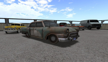 Second Life Marketplace - Old Big Rusty 50s Sedan