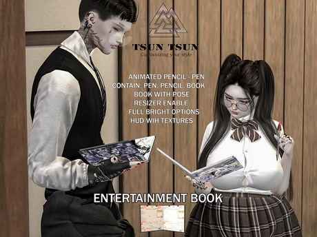 Second Life Marketplace - ::TSUN TSUN:: ENTERTAINMENT BOOK UPDATE V2