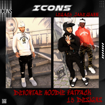 Second Life Marketplace - ICONS DEVONTAE HOODIE