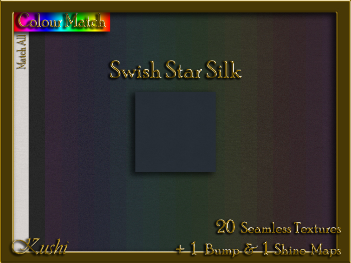 Second Life Marketplace - Swish Star Silk Solid Seamless Texture Pack