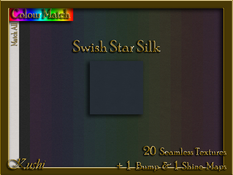 Second Life Marketplace - Swish Star Silk Solid Seamless Texture Pack