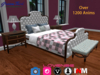 Second Life Marketplace - GreenTech Ariel Bed Set - Bondage - Menáge ...