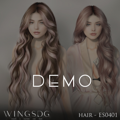 Second Life Marketplace - WINGS-HAIR-ES0401 DMEO (Pack)