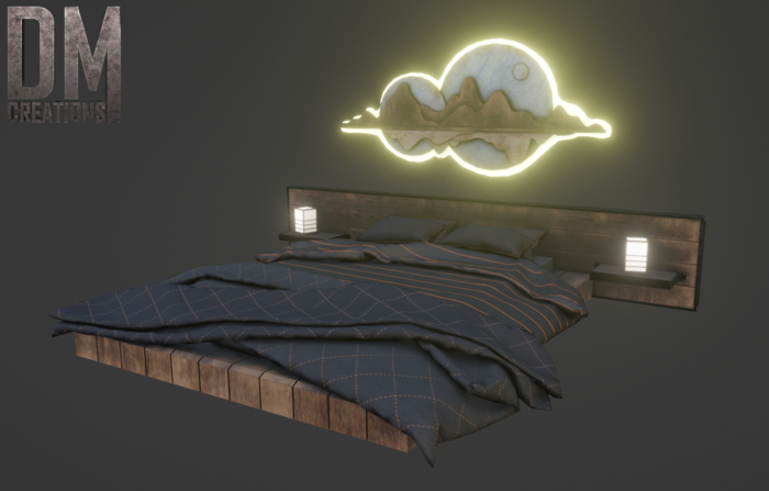Second Life Marketplace - Yamada Bed Full Perm