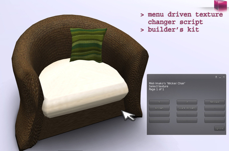 Second Life Marketplace - Texture Changer Script v.01 Builder's Kit Set