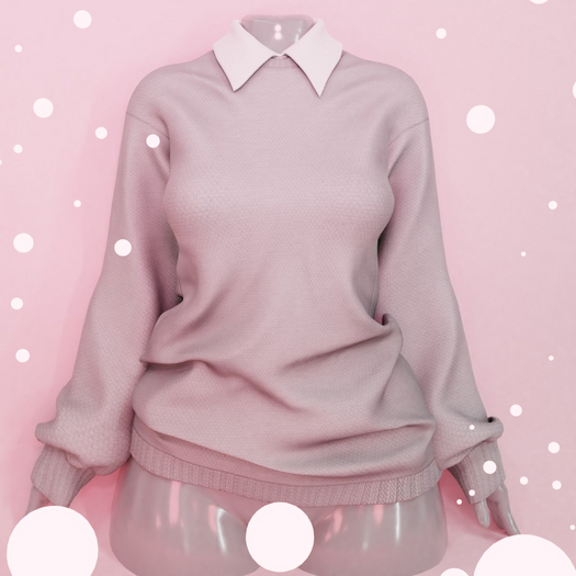 Second Life Marketplace - Palette - Cleo Sweater [Grey]