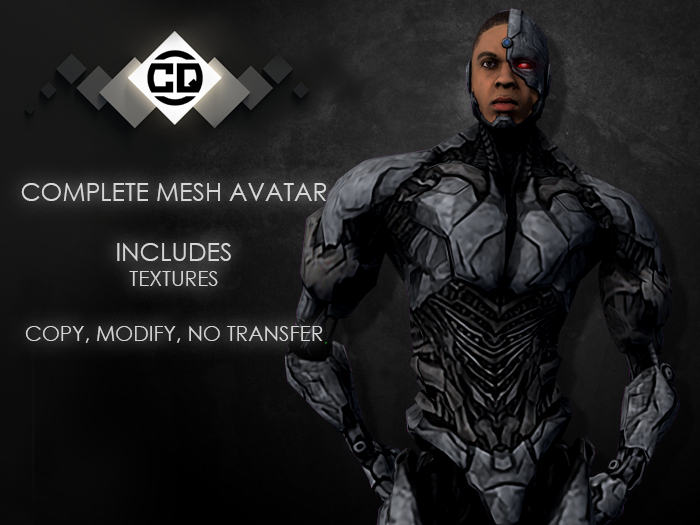 Second Life Marketplace - .:CQ:. Cyborg JL Bento Avatar