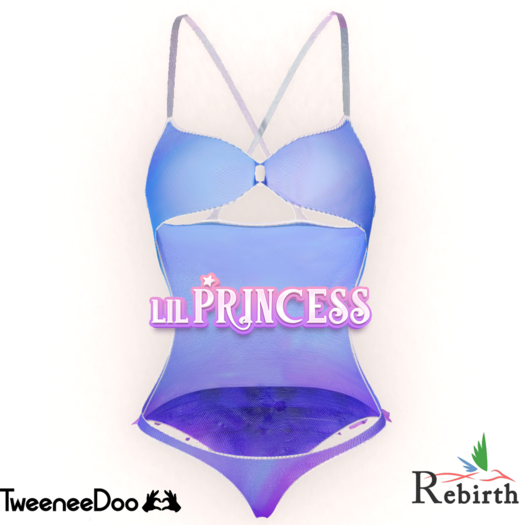 Second Life Marketplace - LilPrincess Jodi Swimsuit Blue