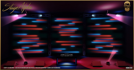 Second Life Marketplace - Stage Alpha Backdrop - The Bearded Guy