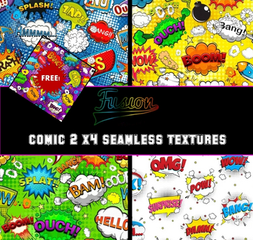 Second Life Marketplace - [Fusion Fashion Delivery Hud] - Comic 2 x4 ...