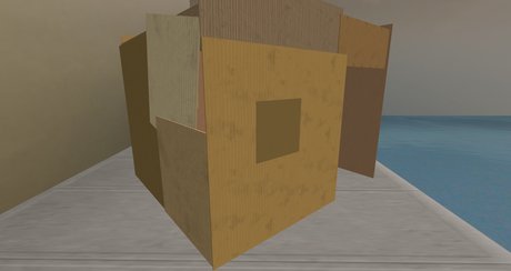Second Life Marketplace - hobo house (cardboard shack)