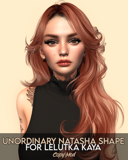 Second Life Marketplace - Unordinary - Natasha LeLutka Kaya Shape for ...
