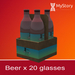 Second Life Marketplace - MyStory Beer Case - 20 Glasses - Batch