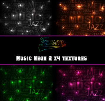 Second Life Marketplace - [Fusion Fashion Delivery Hud] - Music Neon x4 ...