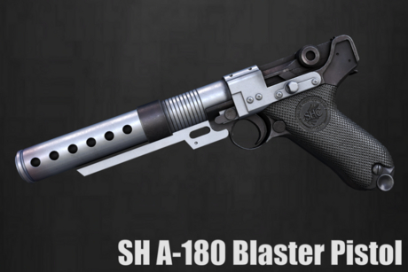 Second Life Marketplace - SH RP Prop Gun - A-180 Blaster Pistol