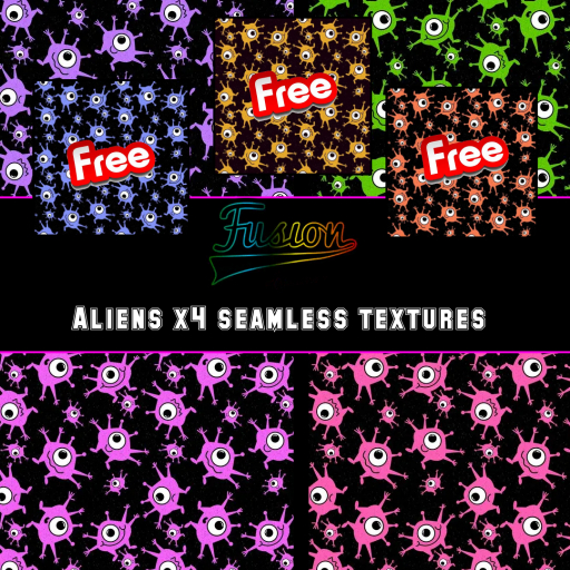 Second Life Marketplace - [Fusion Fashion Delivery Hud] - Aliens x4 ...