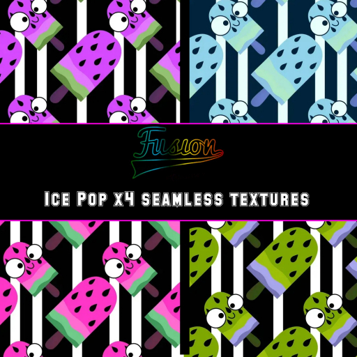 Second Life Marketplace - [Fusion Fashion Delivery Hud] - Ice Pop x4 ...