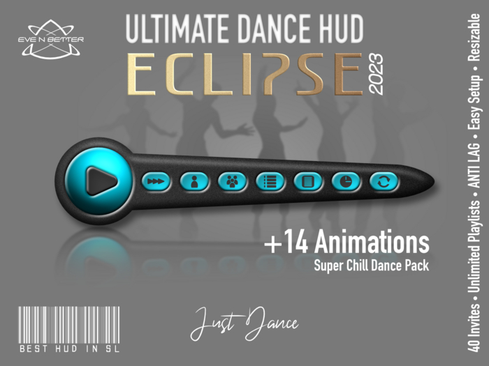Second Life Marketplace - Dance HUD [ECLIPSE] +40 Invites +14 Animations