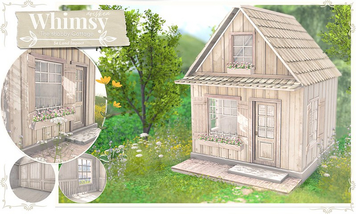 Second Life Marketplace - Ariskea [Whimsy] Shabby Cottage Package