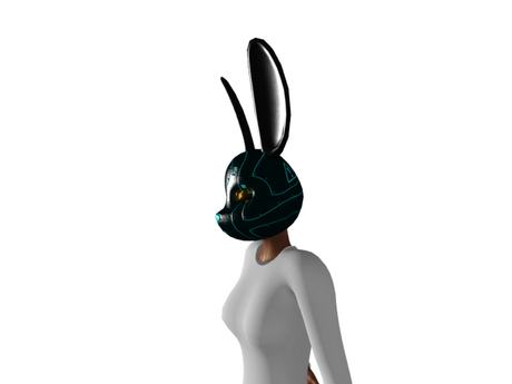 Second Life Marketplace - Cyber rabbit head mask