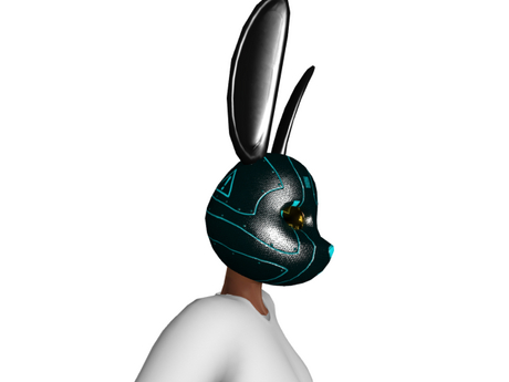 Second Life Marketplace - Cyber rabbit head mask
