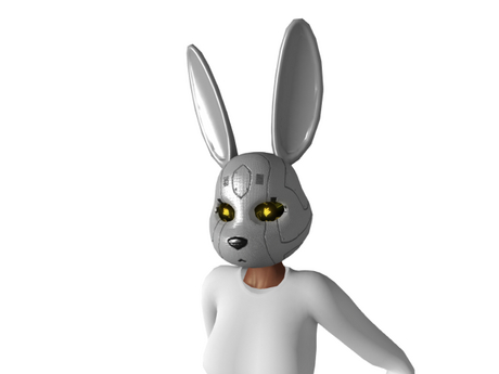 Second Life Marketplace - Cyber rabbit head mask