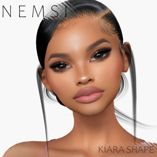 Second Life Marketplace - NEMSI - KIARA Shape for GIFT Genus Head ...