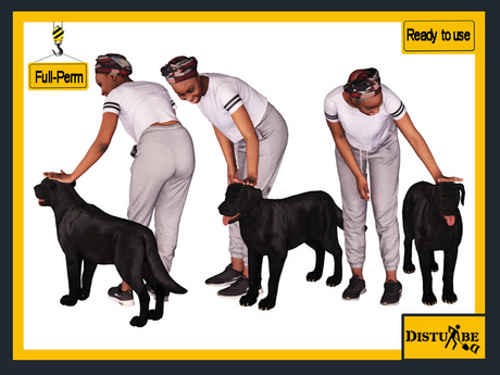 Second Life Marketplace - ::DisturbeD:: Zenaida Girl & Dog Character ...
