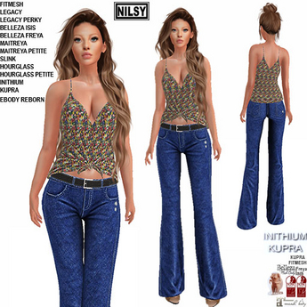Second Life Marketplace - TIED TOP AND JEANS,CL&MESH BODY