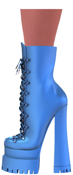 Second Life Marketplace - Limited Addiction - Unholy Boots - Blue
