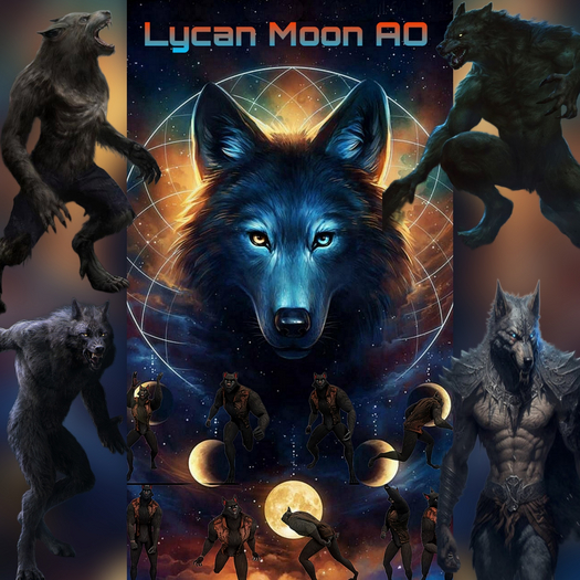Second Life Marketplace - Lycan Moon Werewolf Ao Hud