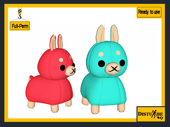 Second Life Marketplace - ::DisturbeD:: Kids - Dali & Drama Llama Plush ...