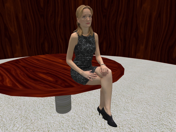 Second Life Marketplace - TM Sitting Lady - FP - Full Permissions