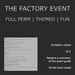 Second Life Marketplace - Factory event invitation notice