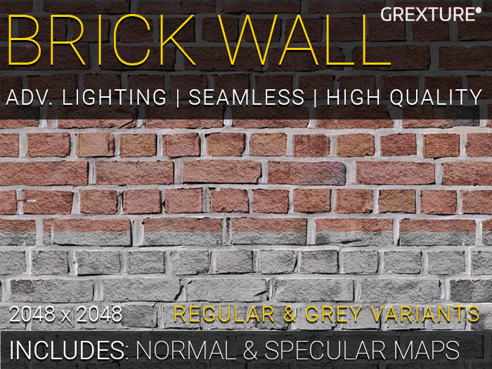 Tileable Brick Wall Texture