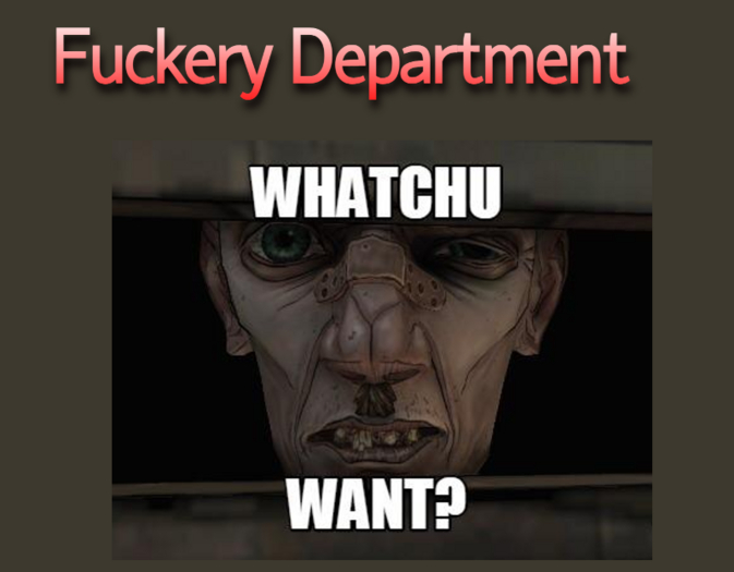 Second Life Marketplace - Fuckery Department Crazy Earl What You Want?