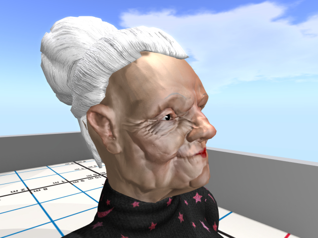Second Life Marketplace - Old woman head and hands