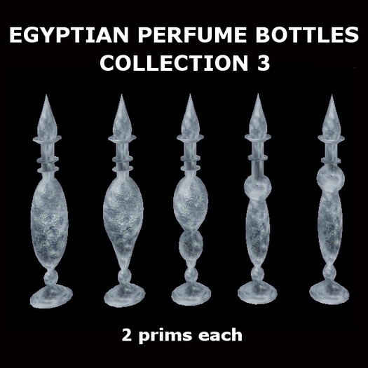 Second Life Marketplace - Egyptian perfume bottles - collection 3