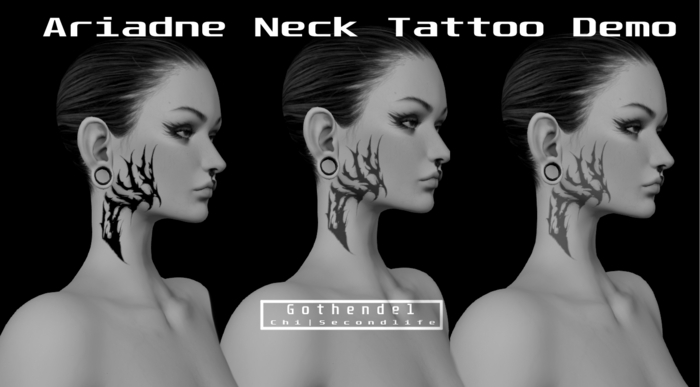 Second Life Marketplace - DEMO ::Gothendel:: Ariadne - Jagged Neck ...