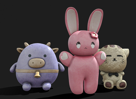 Second Life Marketplace - Art Studio.FULL PERM \\ Stuffed Toy Packs#4