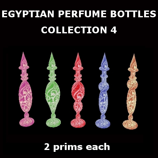 Second Life Marketplace - Egyptian perfume bottles - collection 4