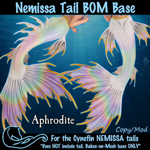 Second Life Marketplace - Nemissa Tail BOM Base- Aphrodite